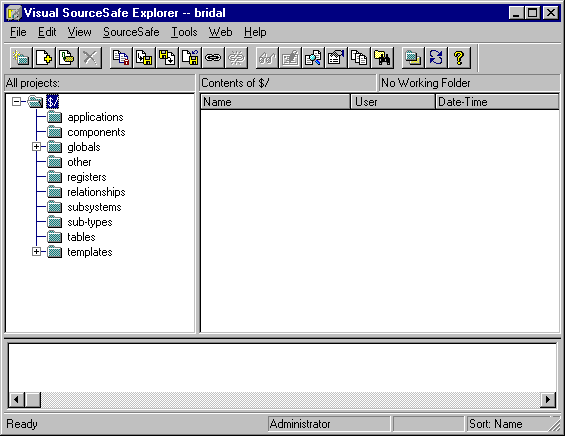 Set Working Folders